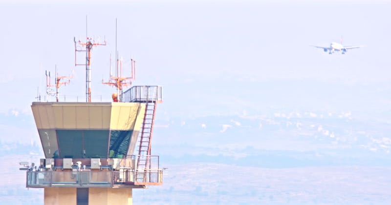 Airplane, Aeroplane, Landing, Control Tower by The Stock Studio – Stock ...