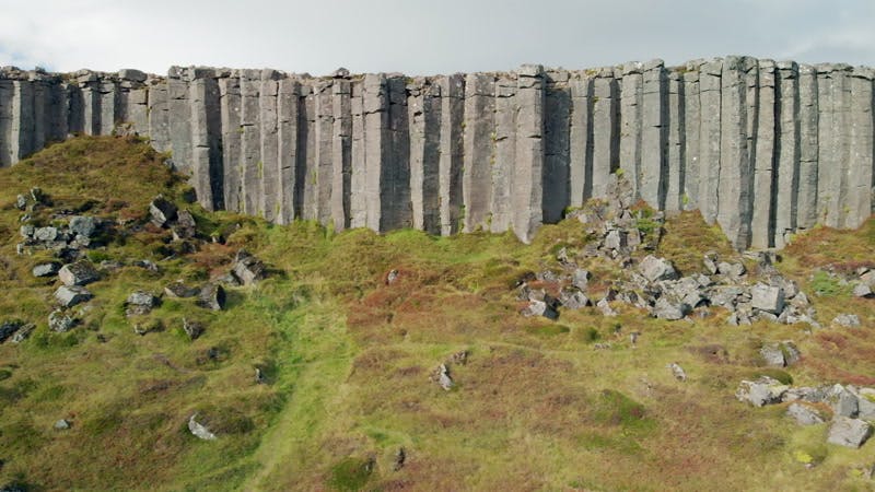Cliff, Basalt, Aerial Footage, Aerial by Cristian Baitg Schreiweis ...