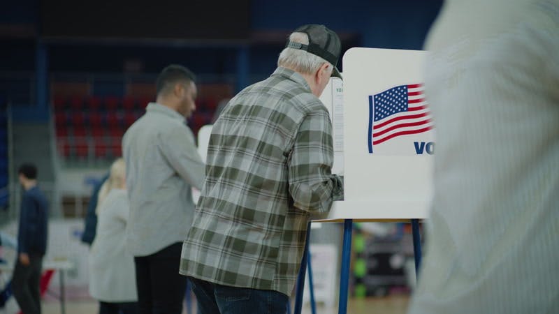 Election Day, Vote, Voting Booth, Democracy by Frame Stock Footage ...