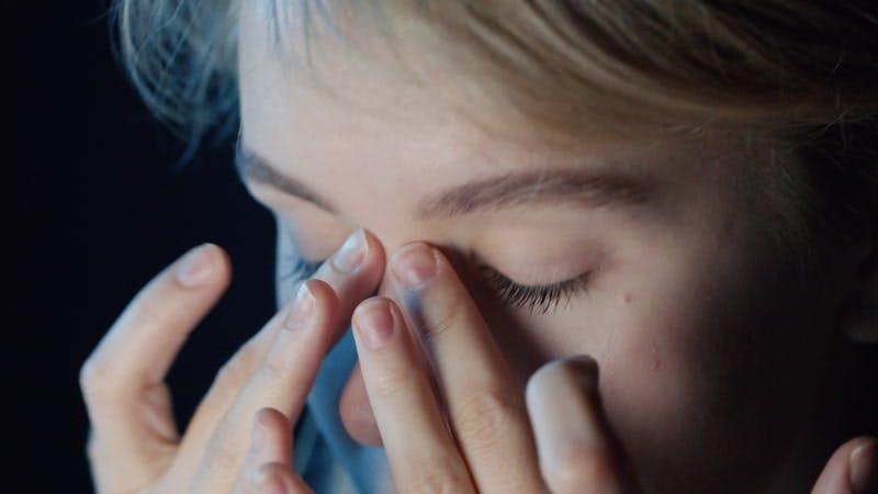 Tired, Strained Eyes, Weary, Stress by Pressmaster – Stock Footage ...