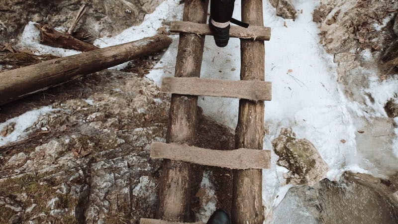 Snow, Wood, Ladder, Path by Cinematic Vision – Stock Footage | Artlist
