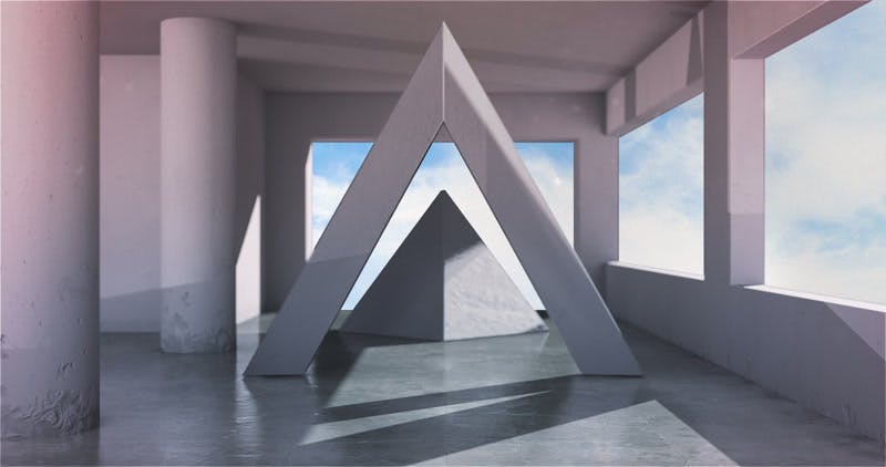 Abstract, Pyramids, Triangle, Columns by Gilad Baron – Stock Footage ...