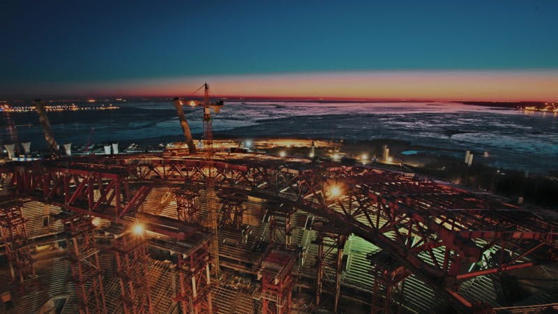 Structure, Steel, Dusk, Football by Timelab Pro – Stock Footage | Artlist