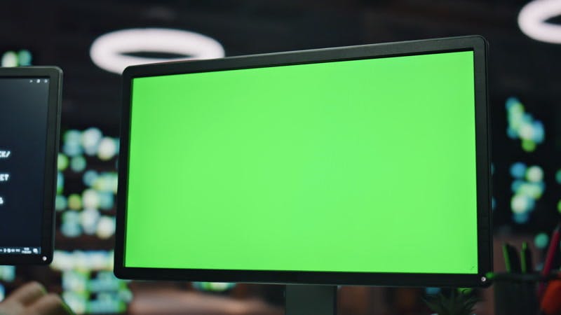 Data, Working Station, Computers, Green Screen by Stockbusters – Stock ...