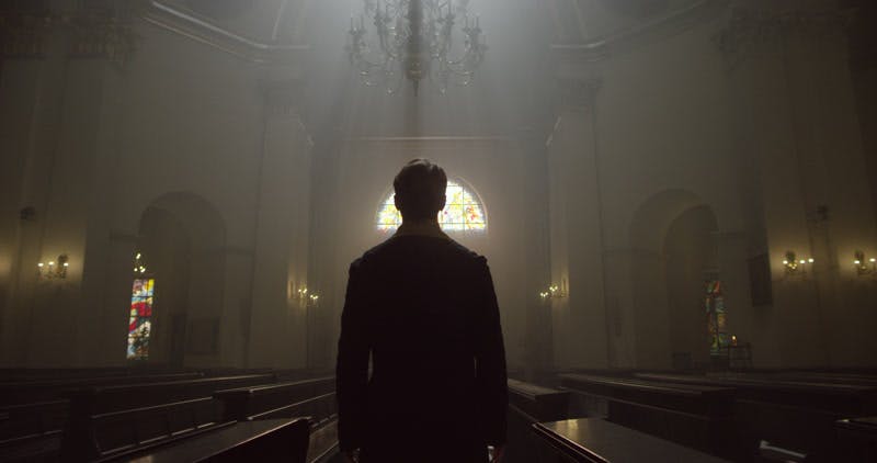 Cathedral, Priest, Sunlight, Religion by LACOFILMS – Stock Footage ...