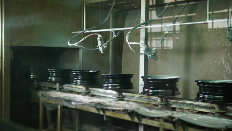 Factory, Assembly Line, Metal, Wheels by Polina Borisova – Stock ...