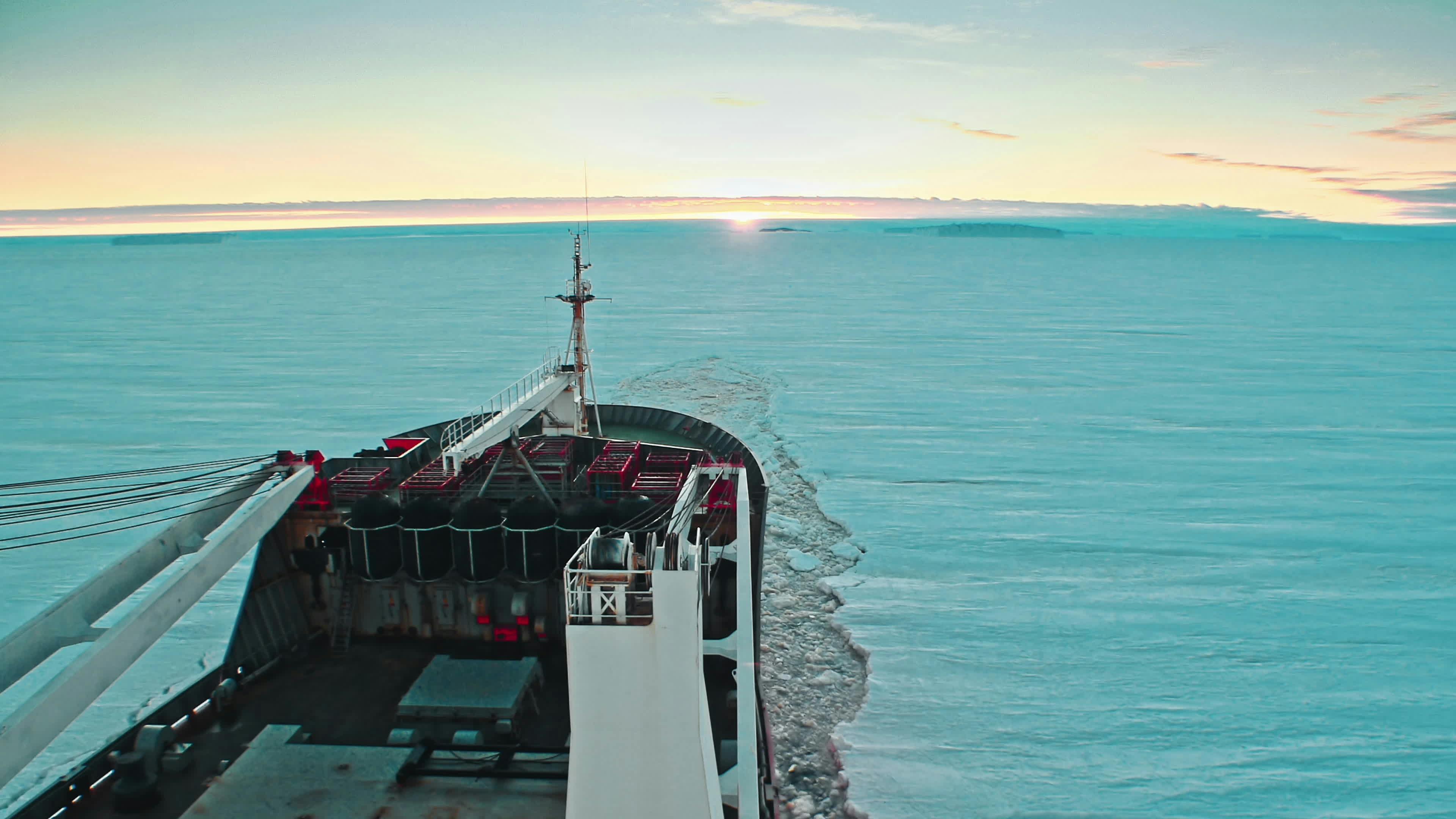 Discover ship-going-through-ice, a story-driven footage | Artlist