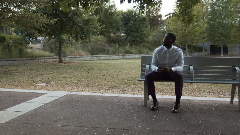 Man, Business Attire, Park, Park Bench by Eric Deeran – Stock Footage ...