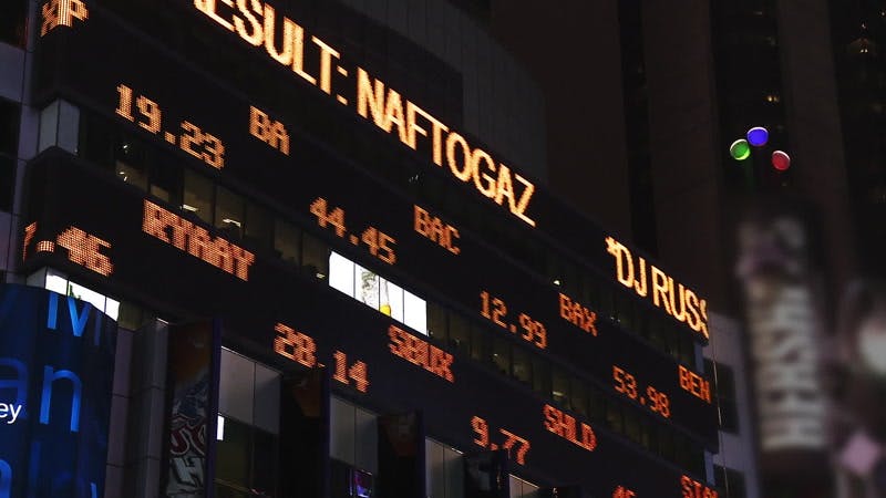 Times Square, Ticker, Stock Market, Stock Exchange by Kristian Ozer ...