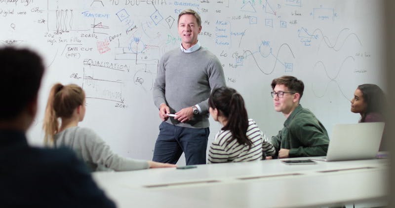 Professor, Pen, Whiteboard, Lecturer by Erwin de Boer – Stock Footage ...