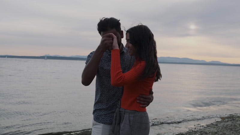 Together, Kissing, Back, Leaning by Vinnie Van Wyk – Stock Footage ...
