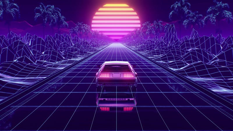 Driving, Car, Retrowave, Glowing by DAVLEHA – Stock Footage | Artlist