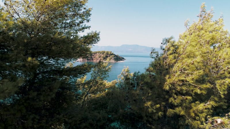 Aerial, Quiet, Island, Water by Chris Giatrakos – Stock Footage | Artlist