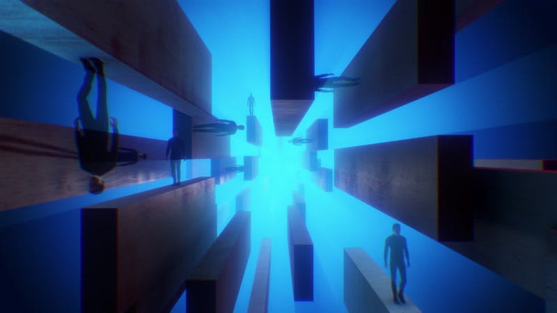 Beams, Vj Loop, Human Mannequin, Floating by Pixel DNA – Stock Footage ...