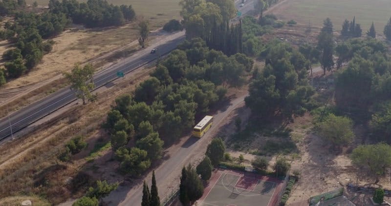 Tennis Courts, School, Bus, Side by P.P.H. – Stock Footage | Artlist