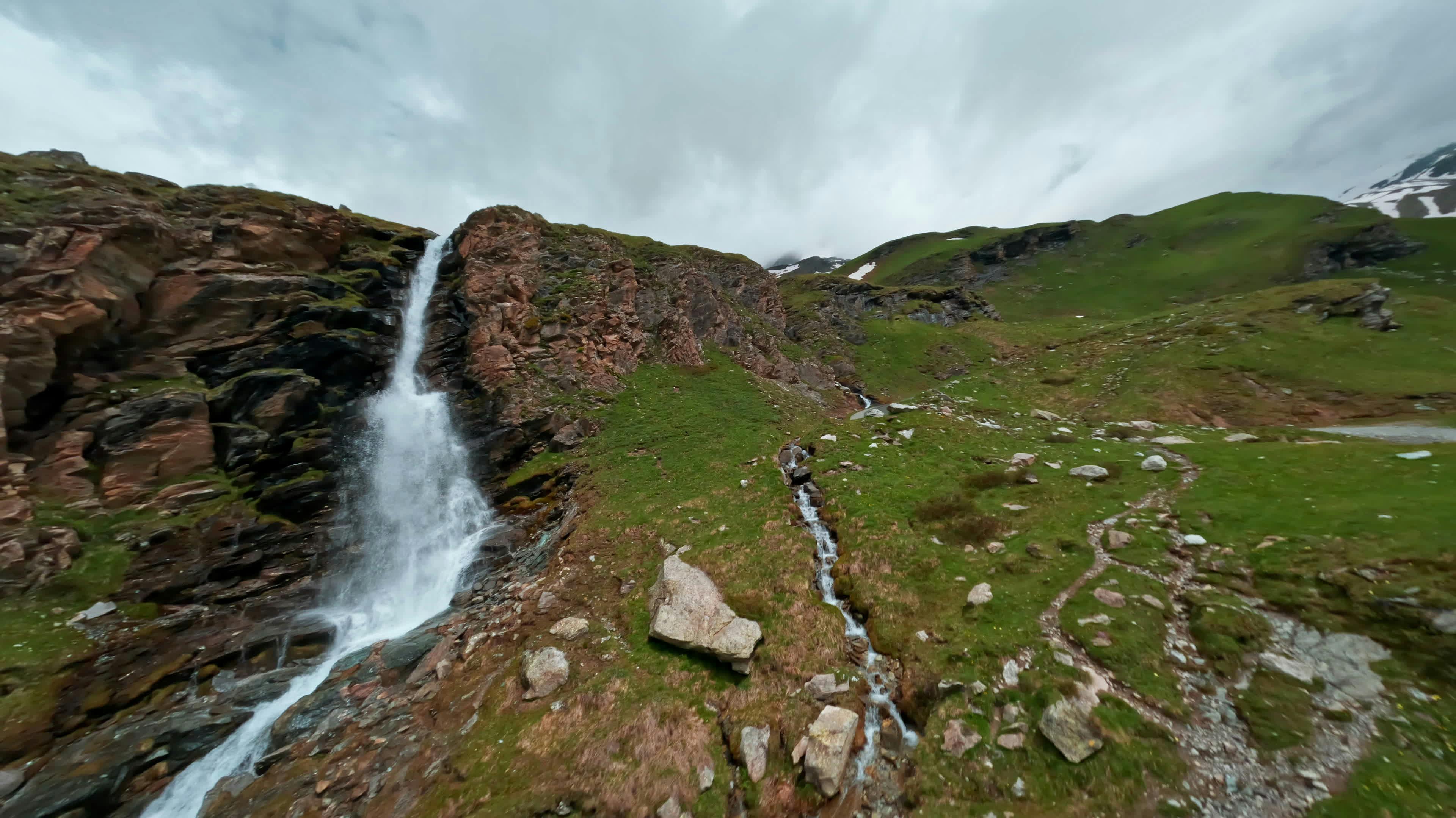 Discover waterfall-dive-fpv, a story-driven footage | Artlist
