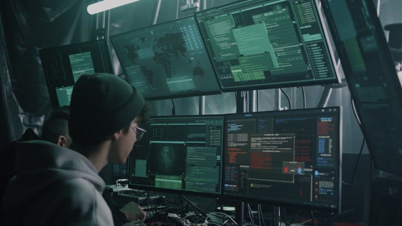 Hackers, Hacking, Dark, Data by Frame Stock Footage – Stock Footage ...