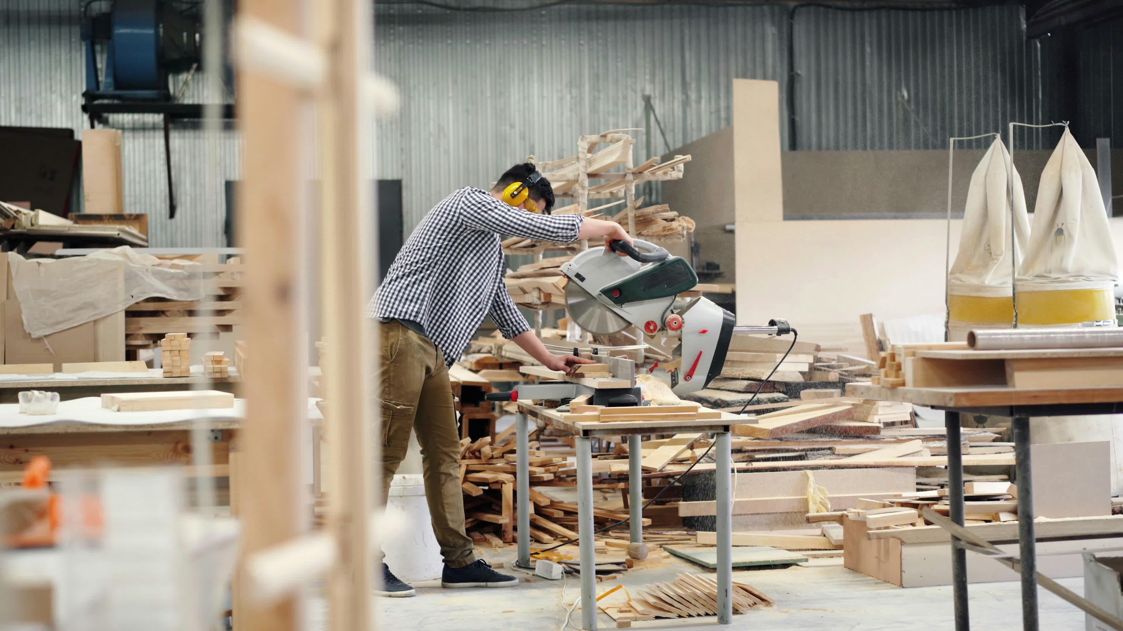 Discover wood-furniture-production, a story-driven footage | Artlist
