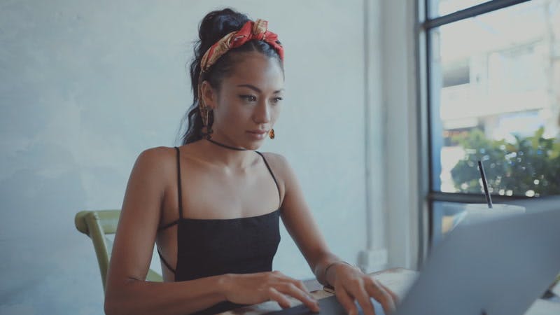 Working, Typing, Laptop, Sitting by Roma Black – Stock Footage | Artlist