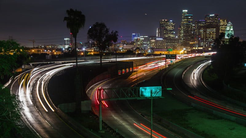 Freeway, Traffic, Los Angeles, Timelapse by Timelapse City – Stock ...