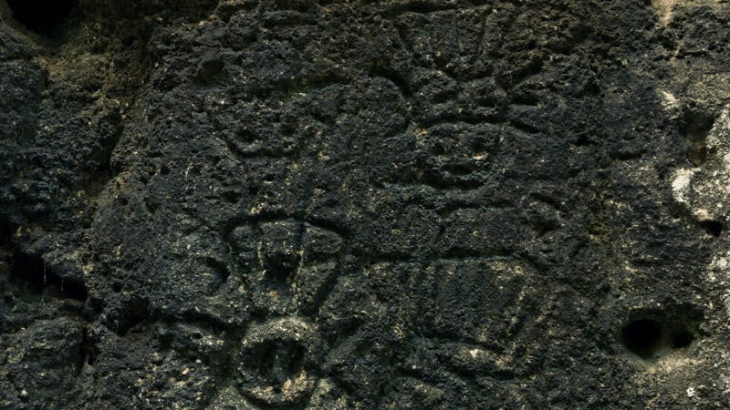 Ancient, Wall, Carved Rock, Stone Markings by Roadlifers – Stock ...