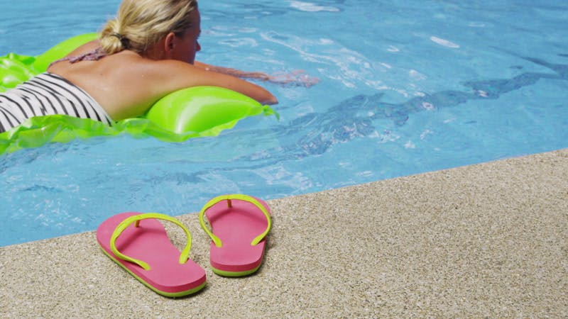 Float, Flip Flops, Red, Spa by Via Films – Stock Footage | Artlist