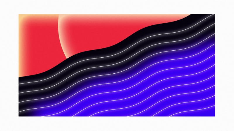 Waves, Loop, Floating, 2d by Motion Library – Stock Footage | Artlist