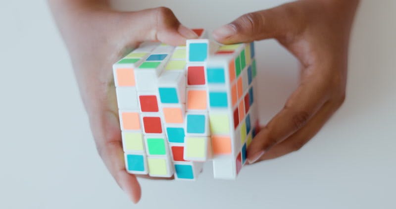 Girl, Young, Child, Cube Game by Dmitrii Borovikov – Stock Footage ...