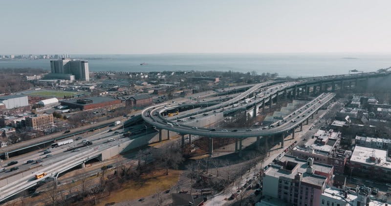 Drone, Bridge, Sea, Cars by Denys Hrishyn – Stock Footage | Artlist