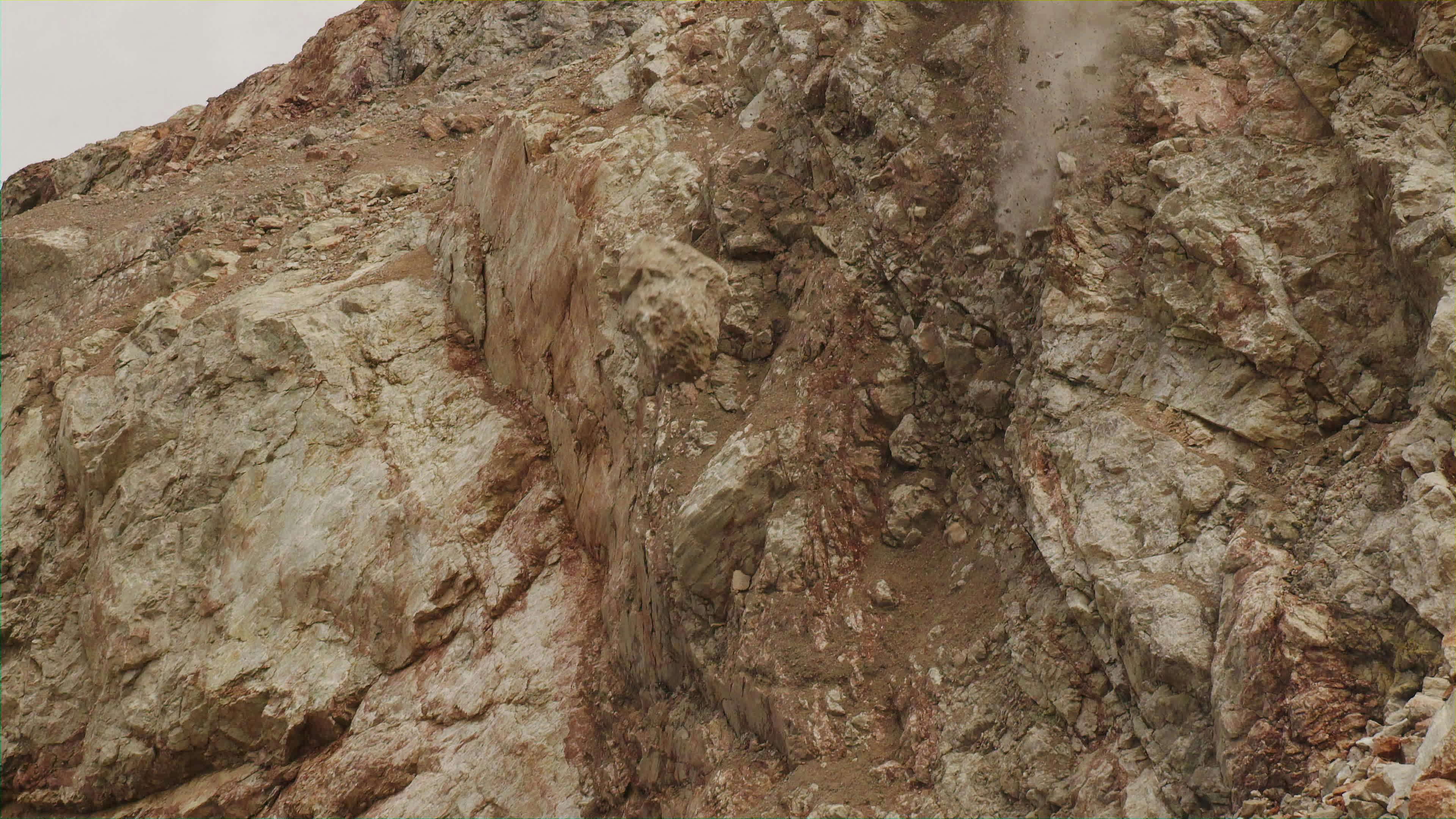 Discover rocks-collapsing-in-the-waterfall, a story-driven footage ...