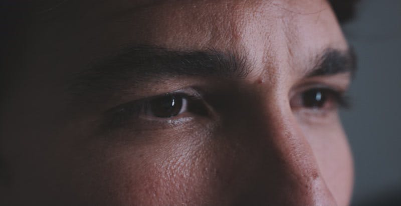 Pores, Skin, Squinting, Eyebrows by Hans Peter Schepp – Stock Footage ...