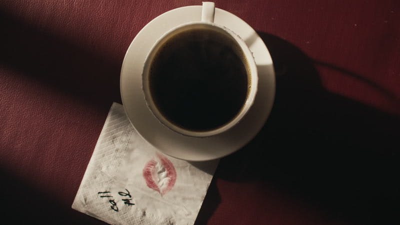 Message, Lipstick Mark, Napkin, Steam by Omri Ohana – Stock Footage ...