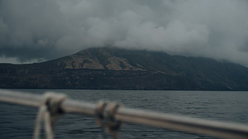 Volcano Sulfur Gas, Active Volcano, Boat, Sailing by Gundars Magone ...