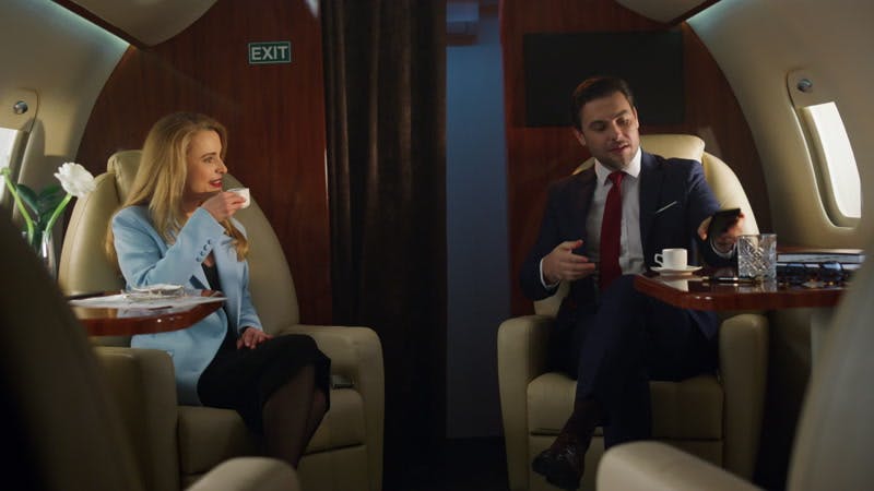 Coffee, Sipping, Airplane, Private Jet by Stockbusters – Stock Footage ...