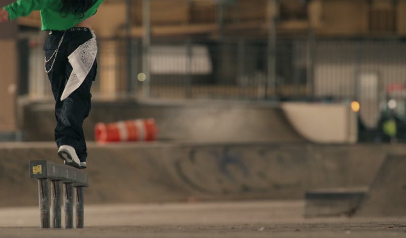 New York, Looking At Camera, Woman, Skate Park by Continuous Content ...