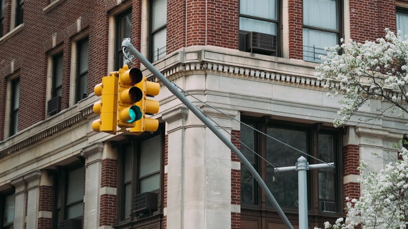 Traffic Lights, Manhattan, Windows, Street by Cinematic Vision – Stock ...