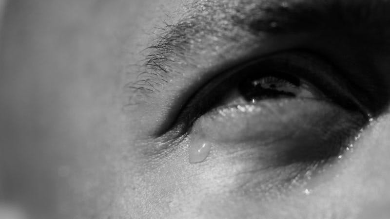B&w, Man, Face, Tear by Via Films – Stock Footage | Artlist