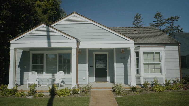 Wood House, San Diego, House, Path by Pierre Saba-Aris – Stock Footage ...