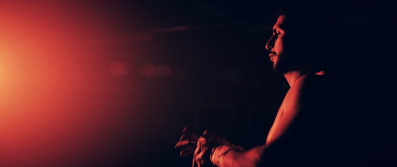 Man, Low Key Lighting, Boxing Gauze, Boxing by Thomas Gellert – Stock ...