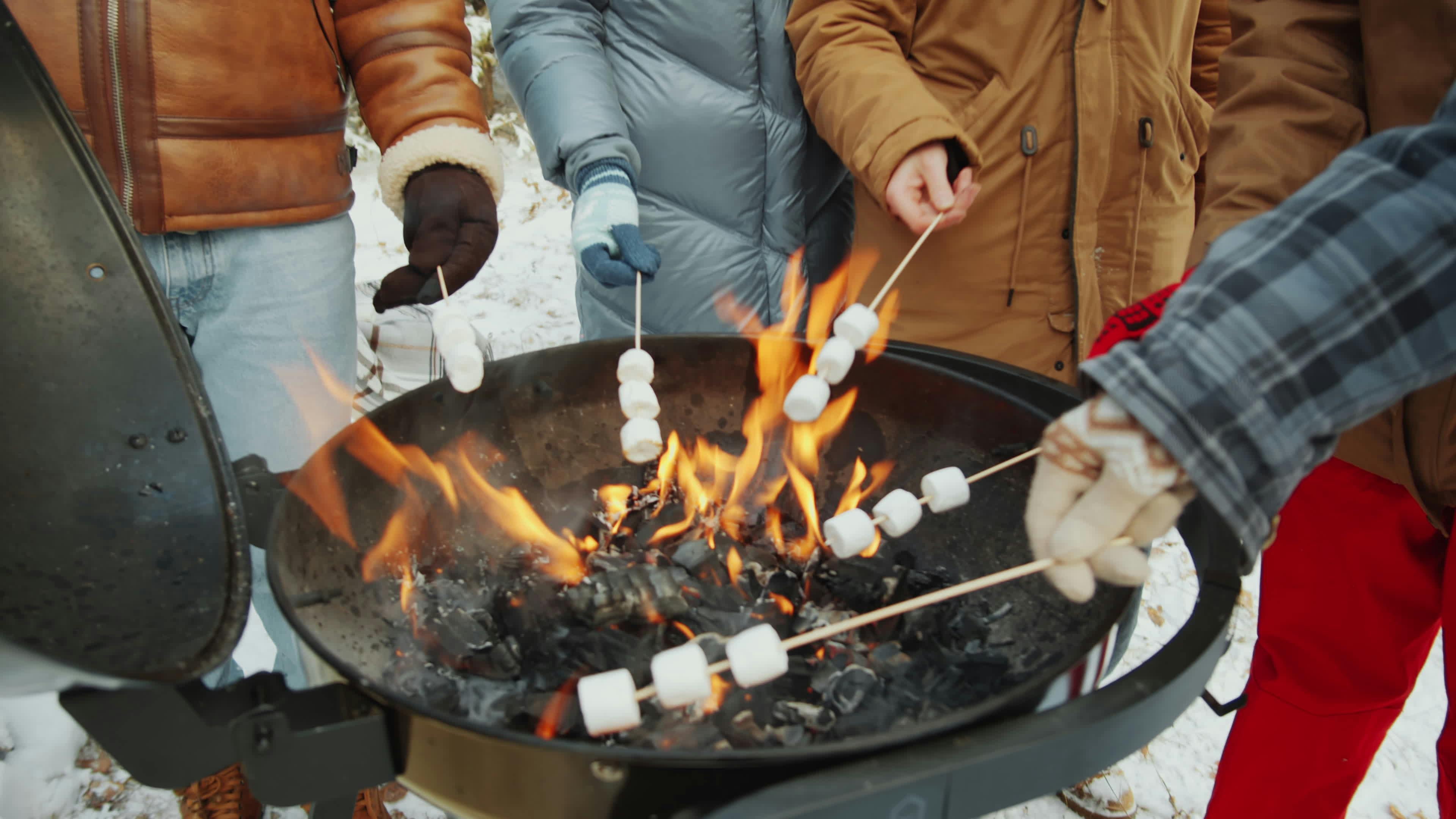 Discover winter-camping-with-friends, a story-driven footage | Artlist