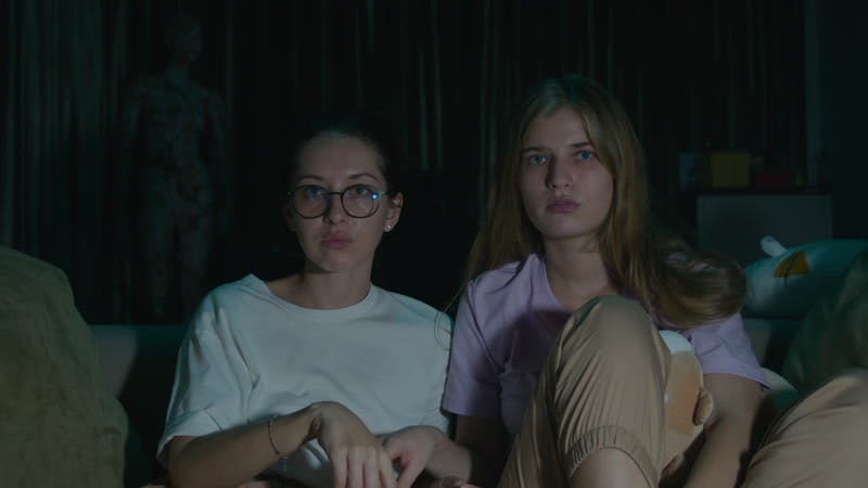 Scared, Sofa, Women, Popcorn by Roma Black – Stock Footage | Artlist