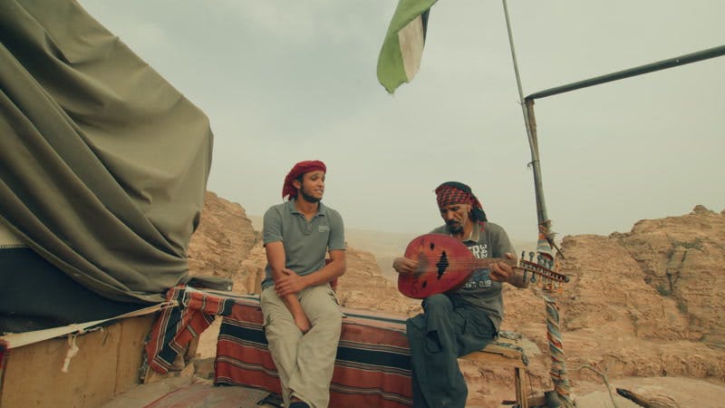Men, Mandora, Instrument, Playing by Wind Collective – Stock Footage ...