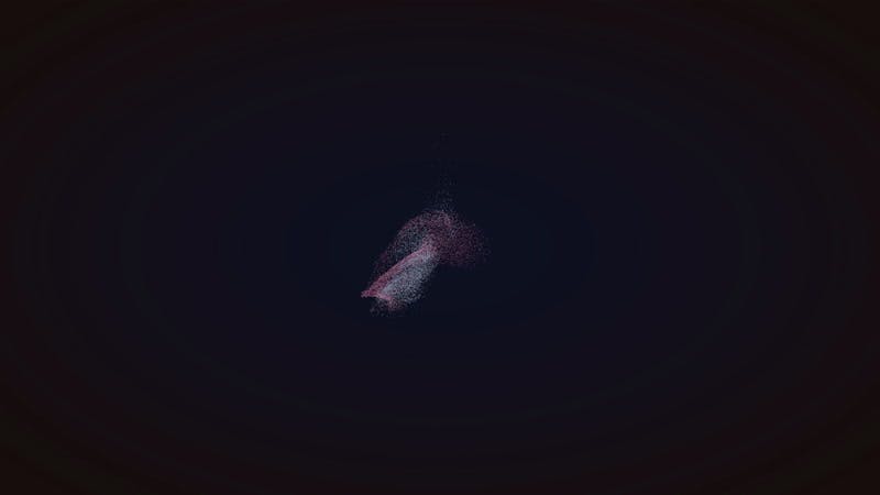 Particles, Changing, Cgi, Black Background by Zohar Dvir – Stock ...