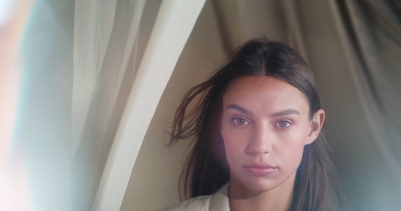 Discover Draped Model Beauty Shot, a story-driven footage | Artlist.io