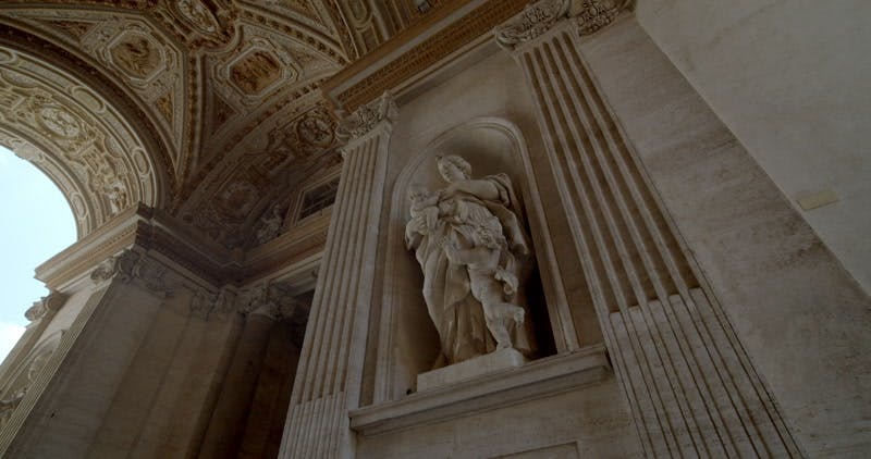 Catholic, Statue, Arches, Cathedral by Robert Pilichowski – Stock ...