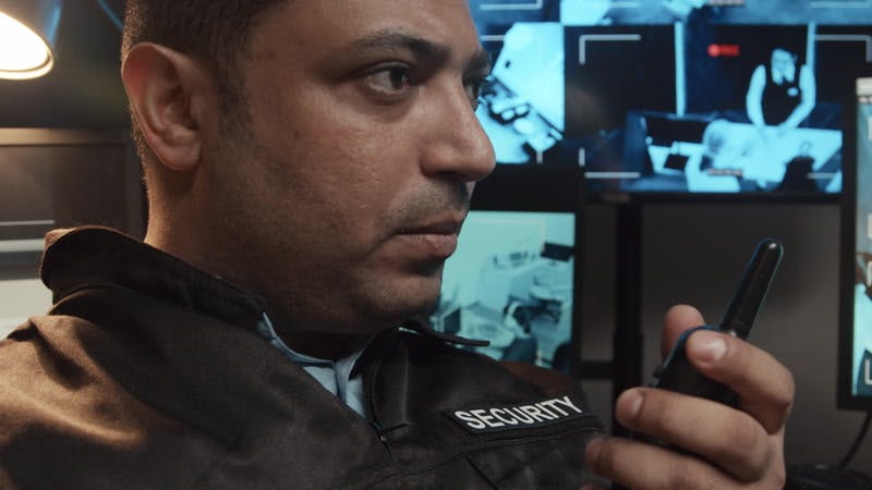 Surveillance Sreens, Uniform, Control Room, Cctv by Pressmaster – Stock ...