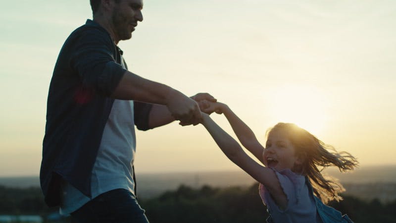 Sun Beam, Father, Daughter, Playing by Gpoint Studio – Stock Footage | Artlist