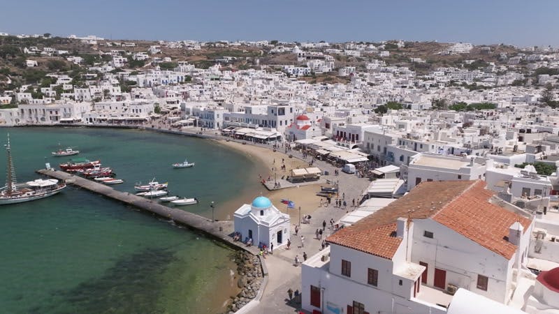 Jetty, Stone Houses, Sea, Greece by Chris Giatrakos – Stock Footage ...