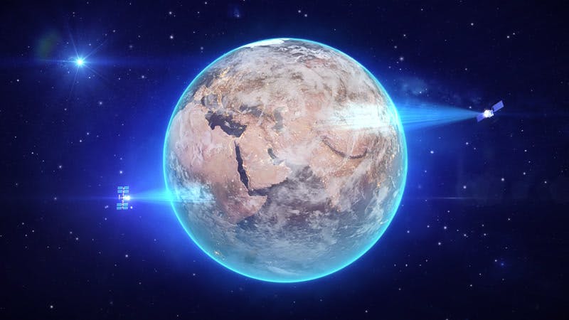 Stars, Space, Satellite, Cgi by ORIGAMO – Stock Footage | Artlist