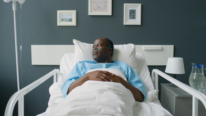 Man, Patient, Waking Up, Hospital Bed by AnnaStills – Stock Footage ...